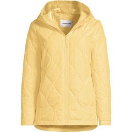 LANDS' END Isolierte Steppjacke FeatherFree, Damen,  Gelb, Polyester, by Lands' End