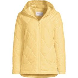 LANDS' END Isolierte Steppjacke FeatherFree, Damen,  Gelb, Polyester, by Lands' End