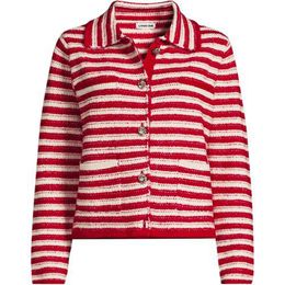 LANDS' END Soft Touch Jacke, Damen,  Rot, Polyester/Polyester-Mischung, by Lands' End