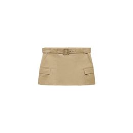 Mango Skirt female Brown size S