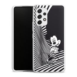 DeinDesign Galaxy A53 5G Handy Silikon H&uuml;lle Case wei&szlig; Handyh&uuml;lle Disney Mickey Mouse Official Licensed Product Silikon Case