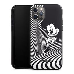 DeinDesign iPhone 12 Pro Handy Silikon H&uuml;lle Case schwarz Handyh&uuml;lle Official Licensed Product Disney Mickey Mouse
