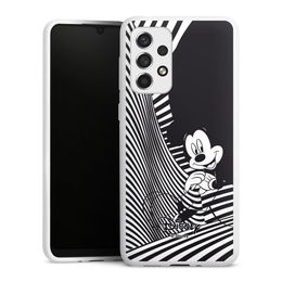 DeinDesign Galaxy A33 5G Handy Silikon H&uuml;lle Case wei&szlig; Handyh&uuml;lle Disney Mickey Mouse Official Licensed Product Silikon Case