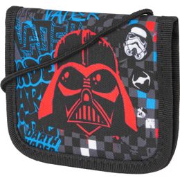 Brustbeutel McNeill "Star Wars, Darth Vader", Kinder, grau (darth vader), Polyester, Kleinlederwaren