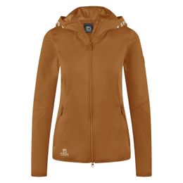 Pikeur Sports Collection Sommer-Fleecejacke mit Kapuze gold / braun Damen 34