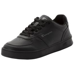 Sneaker Champion "NEWMAN Low Cut Shoe", Damen, Gr. 40, schwarz (triple nbk), Synthetik, Schuhe Sneaker