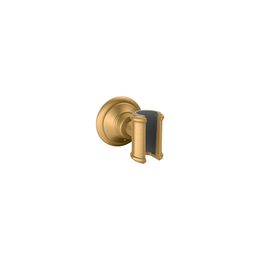 Hansgrohe Brausehalter Axor Montreux fest. Haltep., Metall, brushed brass (16325950)