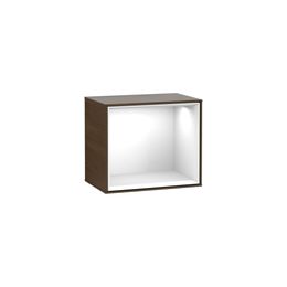 Villeroy & Boch V&B Regalmodul Wandbeleuchtung Finion 41,8x35,6x27cm, Reg glo wh., wal veneer ; Villeroy & Boch (G580GFGN)