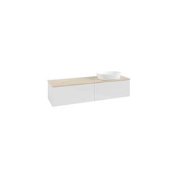 Villeroy & Boch V&B Waschtischunterschrank ohne Frontstruktur -Beleuchtung Antao 160x50cm, WBP-farbe botti., glo wh. Lac ; Villeroy & Boch (L38013GF)