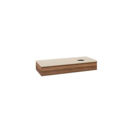 Villeroy & Boch V&B Waschtischunterschrank ohne Frontstruktur, mit Beleuchtung Antao 120x19x50cm, WBP-farbe botti., w. walnut ; Villeroy & Boch (L12013HM)