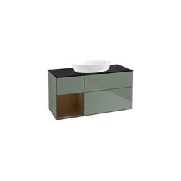 Villeroy & Boch V&B Waschtischunterschrank Finion 120cm, Pl bla m, Reg wal ven, Oli. m Lac ; Villeroy & Boch (FA62GNGM)