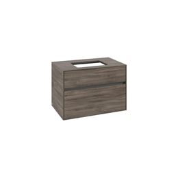 Villeroy & Boch V&B Waschtischunterschrank Collaro 80x54,8x50cm, WT mittig, stone oak ; Villeroy & Boch (C10800RK)