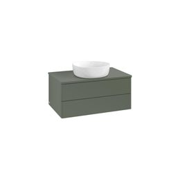 Villeroy & Boch V&B Waschtischunterschrank ohne Frontstruktur -Beleuchtung Antao 80x36x50cm, WBP Lac, lea gre. m Lac ; Villeroy & Boch (L19010HL)