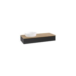 Villeroy & Boch V&B Waschtischunterschrank ohne Frontstruktur Antao 120x19x50cm, WBP hon. Oa, bla m Lac ; Villeroy & Boch (K11011PD)