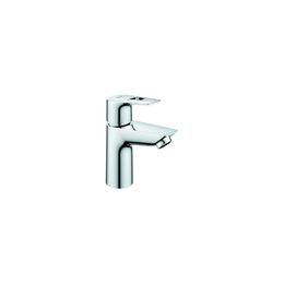 Grohe Waschtisch-Einhebelmischer BauLoop 1/2", S, m P-o Abl a KS, gl. K&ouml;rp, ch (23879001)