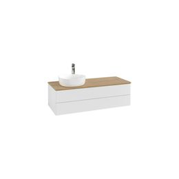 Villeroy & Boch V&B Waschtischunterschrank mit Frontstruktur Antao 120x36x50cm, HL, WBP hon. Oa, g wh. Lac ; Villeroy & Boch (K22151GF)