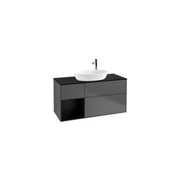 Villeroy & Boch V&B Waschtischunterschrank Wandbeleuchtung Finion 120cm, Pl b m, Reg bla m Lac, Anthrac. m ; Villeroy & Boch (G942PDGK)