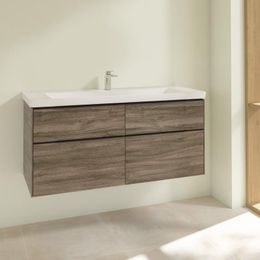 Villeroy & Boch Villeroy & Boch Subway 3.0 Schrank mit Waschtisch, 4 Ausz&uuml;ge, 4A70D2R1+C60201RK,