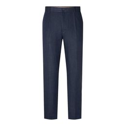 Selected Pleated Pants 'Will' male Blue size 50