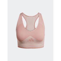 adidas Performance Sports Bra 'AEROKNIT Training Light Support' female Pink size XXS