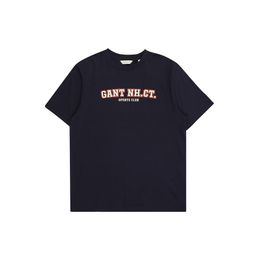 Gant T-Shirt Jungen Gr&ouml;&szlig;e 158/164 marine / hellgelb / knallrot