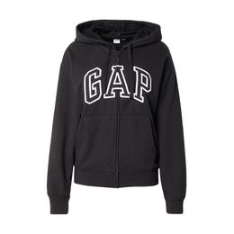 GAP Sweatjacke 'HERITAGE' Damen Gr&ouml;&szlig;e S schwarz / wei&szlig;