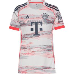 Adidas Fc Bayern M&uuml;nchen 25-26 Ausw&auml;rts Teamtrikot Damen, wei&szlig;, Gr&ouml;&szlig;e: S