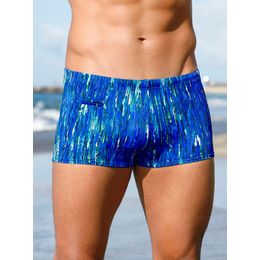 Naturana Herren Badehose, blau-bedruckt, Gr&ouml;&szlig;e 6