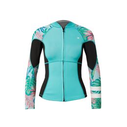 Hurley Neoprenjacke 'ADVANT' Damen Gr&ouml;&szlig;e M aqua / rosa / schwarz / wei&szlig;