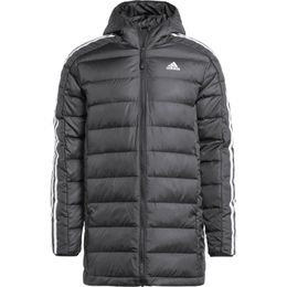 Adidas Essentiel 3s Steppmantel Herren - schwarz - Gr. M - Polyester