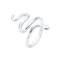 Elli Ring 'Schlange' Damen Gr&ouml;&szlig;e 50/60 silber