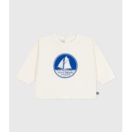 Petit Bateau T-Shirt Jungen Gr&ouml;&szlig;e 86 blau / wei&szlig;