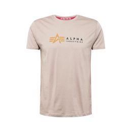 Alpha Industries T-Shirt Herren Gr&ouml;&szlig;e XXXL sand / orange / schwarz