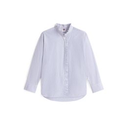 Tommy Hilfiger Bluse Damen Gr&ouml;&szlig;e S blau / wei&szlig;