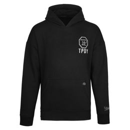 Trueprodigy Sweatshirt 'Bobby' Herren Gr&ouml;&szlig;e L schwarz / wei&szlig;