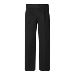 Selected Bundfaltenhose Herren Gr&ouml;&szlig;e 50 schwarz