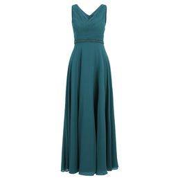 Vera Mont Abendkleid Damen Gr&ouml;&szlig;e 52 dunkelgr&uuml;n Winterkleid