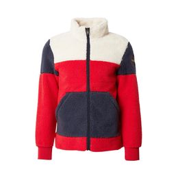 Napapijri Fleecejacke 'TARALGA' Herren Gr&ouml;&szlig;e S navy / rot / wei&szlig;