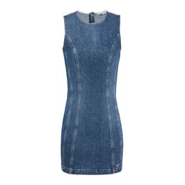 Tommy Jeans Kleid Damen Gr&ouml;&szlig;e 36 blue denim Winterkleid
