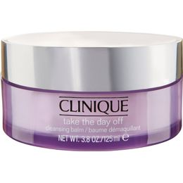 Clinique Damen Make-up-Entferner "Take The Day Off Cleansing Balm", 125ml, lila, Hautreinigungsmittel, Reichhaltiger Balsam