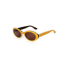 SURI FREY Damen Retrosonnenbrille "Sonnenbrille SFY Audrey", gelb, Sonnenbrillen