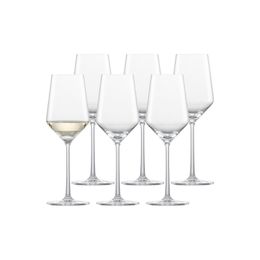 ZWIESEL GLAS Wei&szlig;weinglas "Riesling Wei&szlig;weingl&auml;ser Pure 300 ml 6er Set transparent", 6 tlg., bunt, Trinkgef&auml;&szlig;e