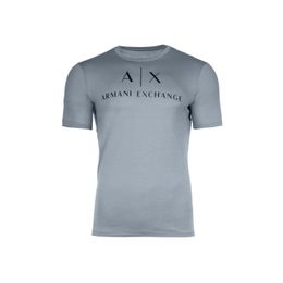 Armani Exchange Herren T-Shirt "T-Shirt 1er Pack", grau, Gr. XL, Obermaterial: 100% Baumwolle CO., Shirts