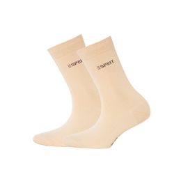 Esprit Damen Kurzsocken "Socken 2er Pack", Gr. 35, pink, Obermaterial: 80% Baumwolle CO. 18% Polyamid PA. 2% Elasthan EL., Socken