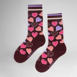 Hudson Damen Socken "Socke Dear", Gr. 35, lila, Obermaterial: 63% Baumwolle CO. 36% Polyamid PA. 1% Elasthan EL., Socken