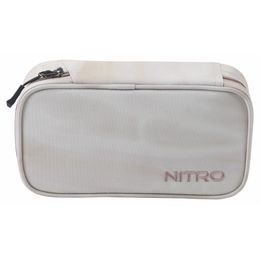 Nitro Kinder Federtasche "Pencil Case XL", beige, Polyester, Schreibger&auml;teetuis, Federm&auml;ppchen, Schlamperm&auml;ppchen, Faulenzer Box, Stifte Etui