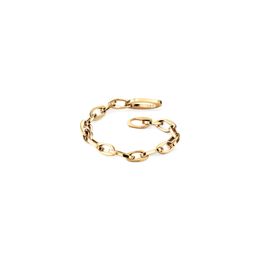 Calvin Klein Damen Gliederarmband "HARMONIOUS CONNECTION", 17cm, Edelstahl, gold, Edelstahl, Armb&auml;nder