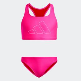 M&auml;dchen Bustier-Bikini "BBARS BK S GY", rosa, Gr. 170, adidas Performance, Obermaterial: 78% Polyester, 22% Elasthan. Futter: 100% Polyester,