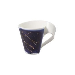 Villeroy & Boch VILLEROY & BOCH Tasse "Tasse Zwilling NewWave Stars 300 ml wei&szlig;-blau", bunt, Trinkgef&auml;&szlig;e