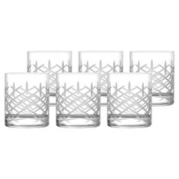 ST&Ouml;LZLE Whiskyglas "Whiskybecher New York Bar Club 320 ml 6er Set transparent", 6 tlg., bunt, Trinkgef&auml;&szlig;e